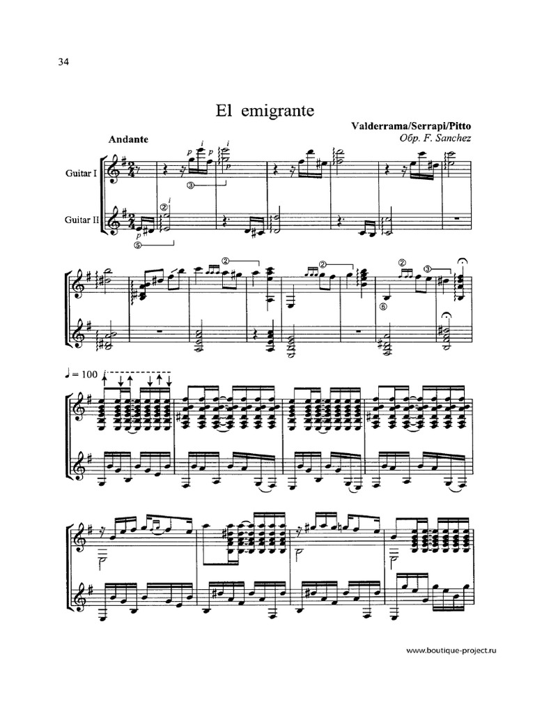 El Emigrante | PDF