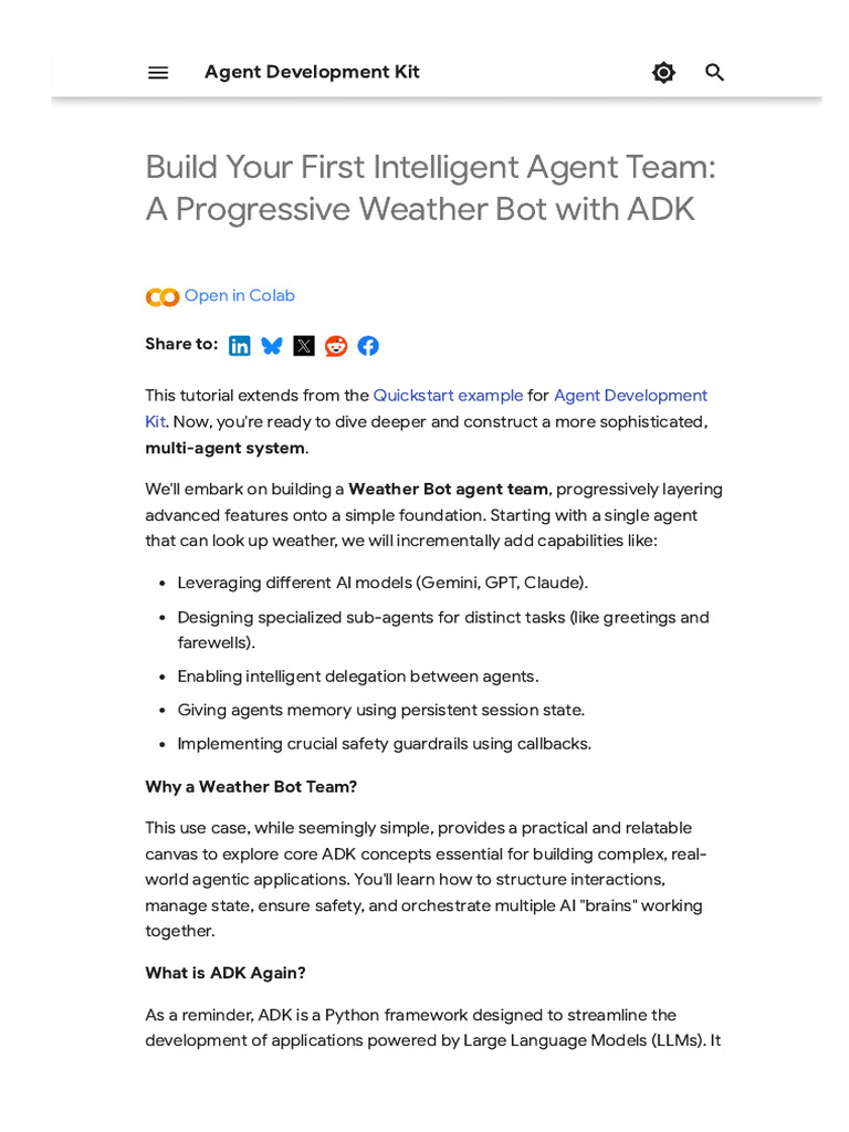 Google Github Io Adk Docs Get Started Tutorial ... | PDF | Artificial Intelligence ...