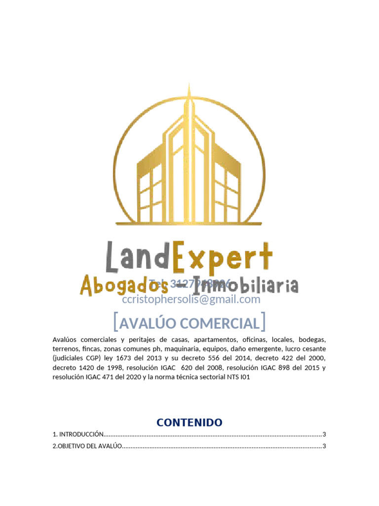 Avalúo Casa Lote Medellin Enciso. | PDF | Valoración (Finanzas) | Tasador