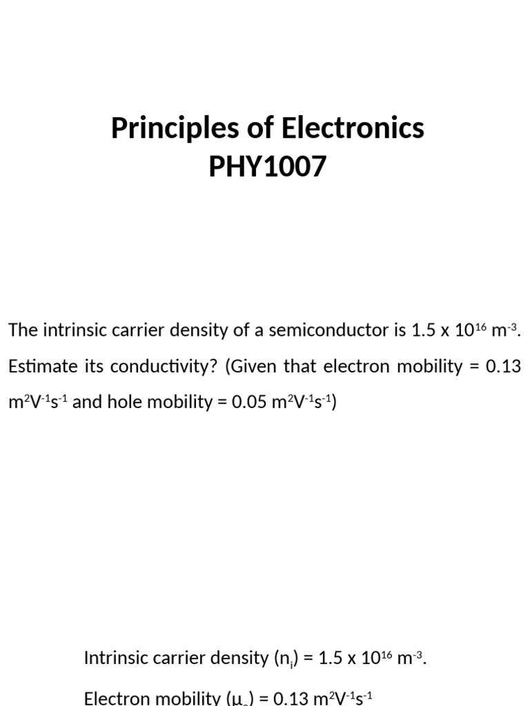 Lecture 2 Semiconductors | PDF