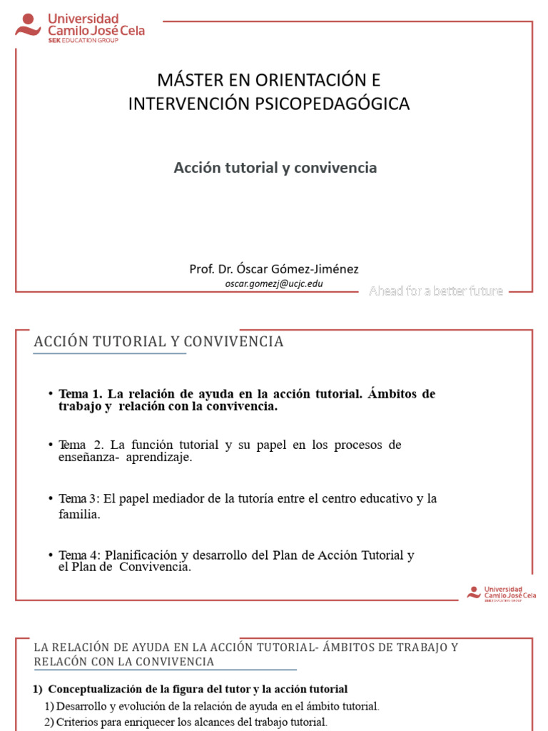 Accion Tutorial | PDF | Motivacional | Motivación