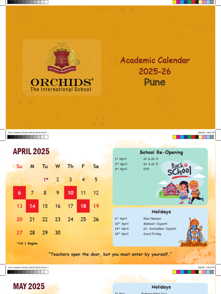 Yale Academic Calendar 2025-26 | PDF