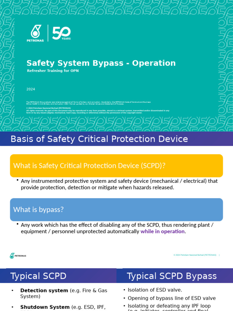 SCPD Bypass Training Overview | PDF
