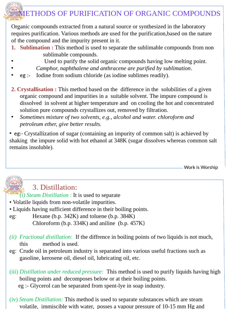 Organic Chemistry Some Basic Principles & Techniques (Part-2) | PDF | Chromatography | Thin ...