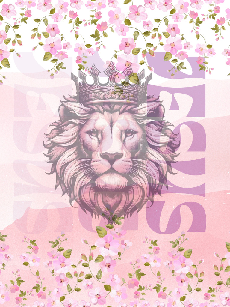 Pink Watercolor Flower Linktree Background | PDF