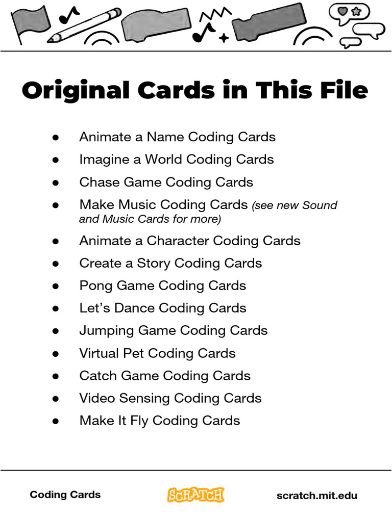 Scratch Cards All | PDF | Scratch (Programming Language)