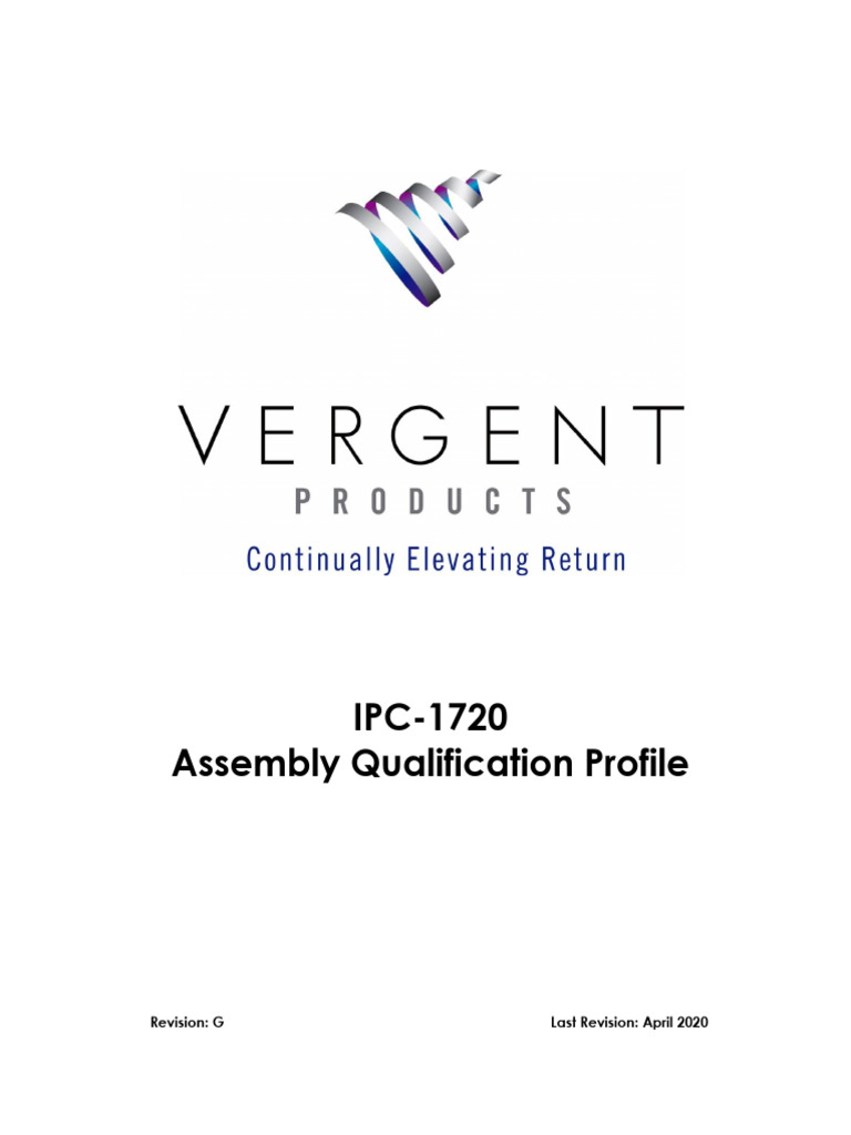IPC 1720A April 2020 5e99d7e462f43 | PDF | Electrical Engineering