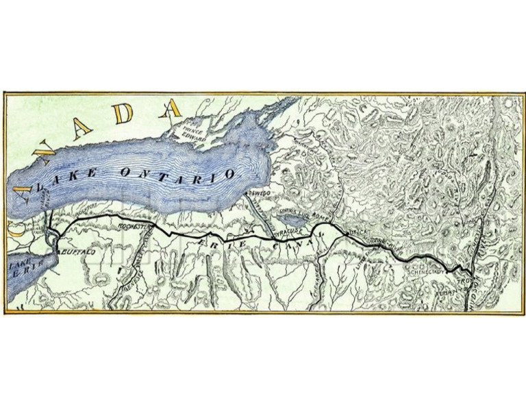 Erie Canal 1840 Map | PDF
