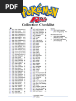 Generation 1 Pokémon Checklist PDF | PDF | Nintendo Franchises | Pokémon