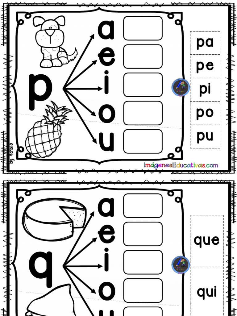 Sílabas Silabario PDF Parte2 | PDF