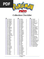 Pokémon Base Set Checklist PDF | PDF | Pokémon