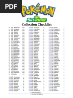 Pokemon Printable Checklist Generations 1 8 898 by Firesquiiids D71axoj ...