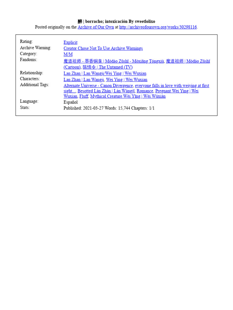 Zui Borracho y Intoxicado | PDF | Pelo