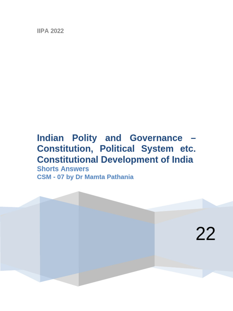 IPG Const | PDF | British Raj | Partition Of India