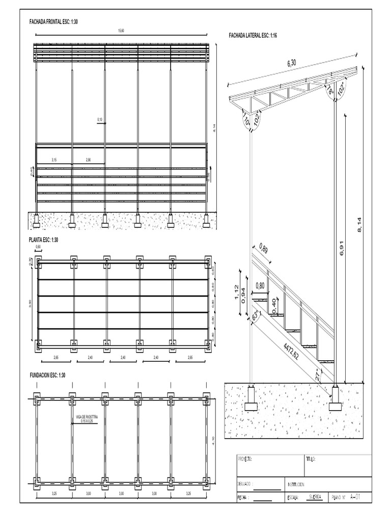 Plano de Gradas 2 | PDF