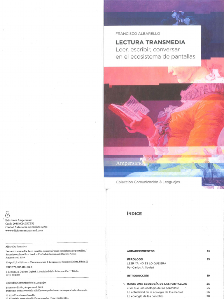 09 - Albarello. Lectura Transmedia-Ocr | PDF | Libros