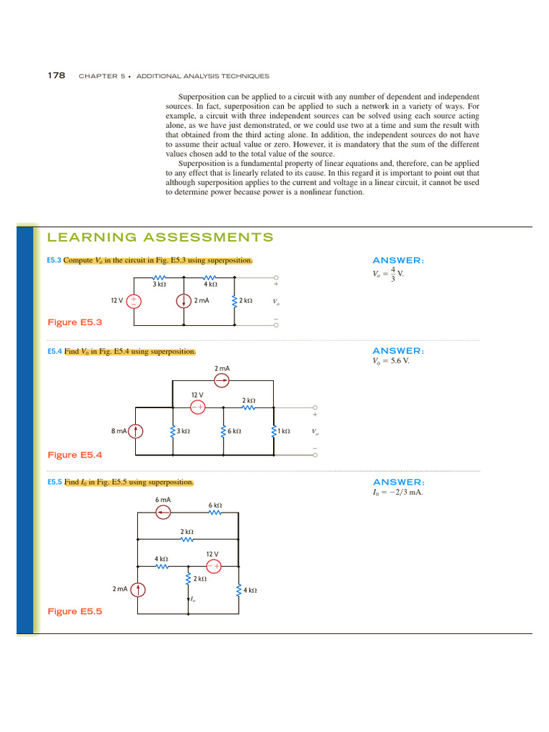 Basic Engineering Circuit Analysis | PDF | Electrical Network | Network Analysis (Electrical ...