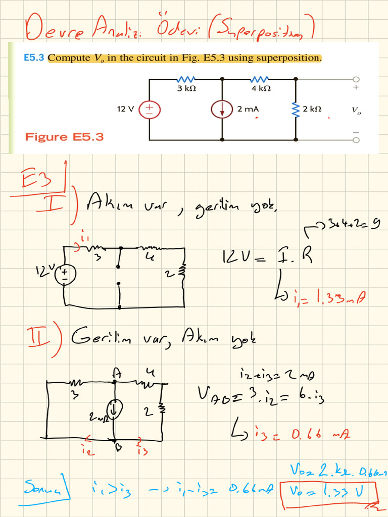 Devre Analizi Ö - 202503192300 - 05702 | PDF