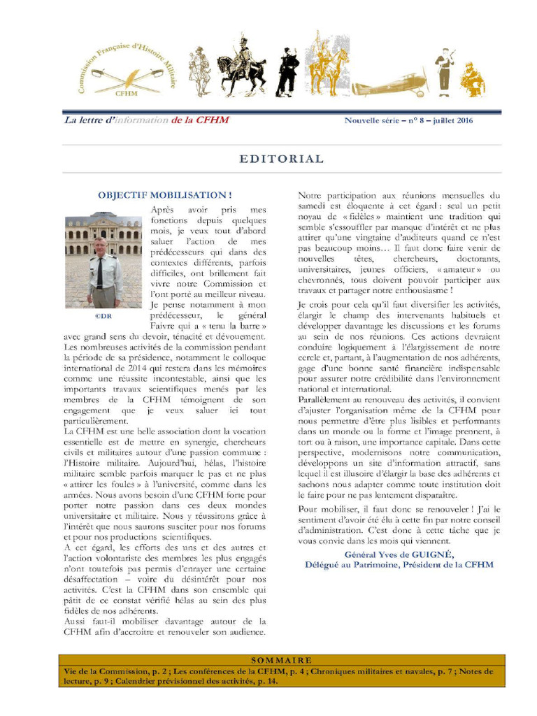 Lettre D'info N°9 CFHM | PDF