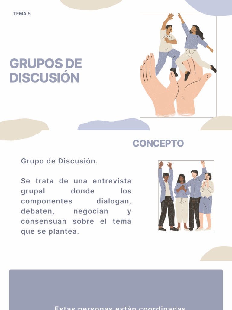 Ejemplos de Grupos de Discusión | PDF