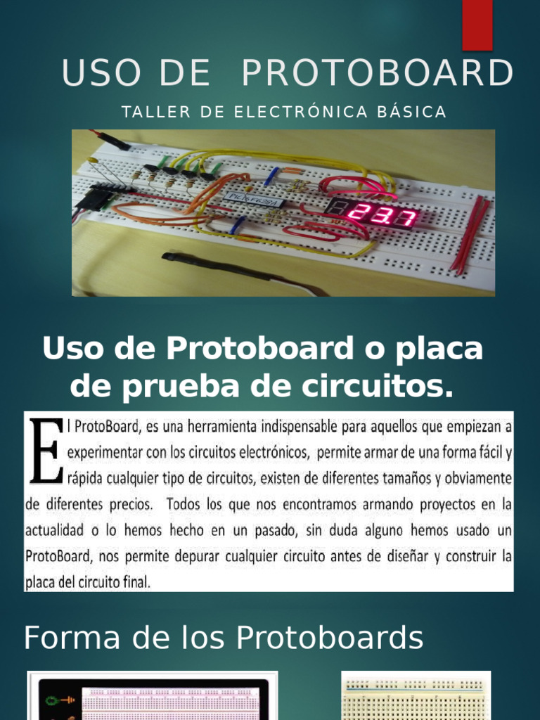 Uso de Protoboard | PDF