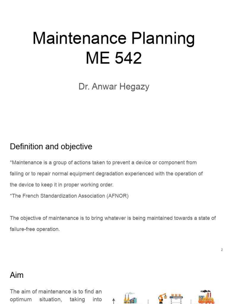 Understanding Maintenance Planning | PDF | Reliability Engineering