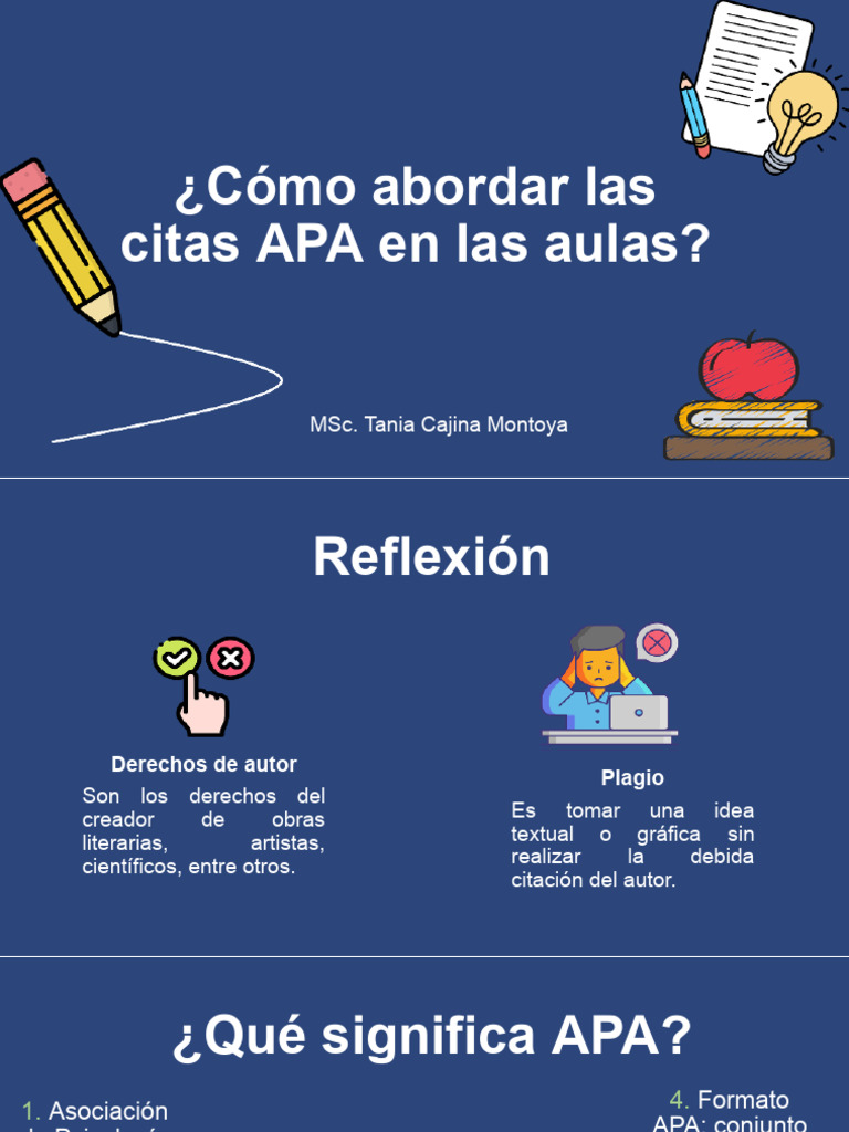APA 7MA EDICIÓN, ¿Que Significa APA y Como Se Utiliza? | PDF | Estilo ...