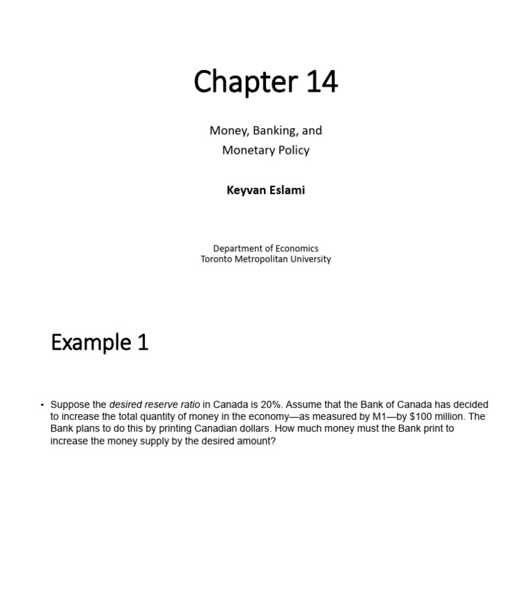 Chapter 14 Example Questions | PDF
