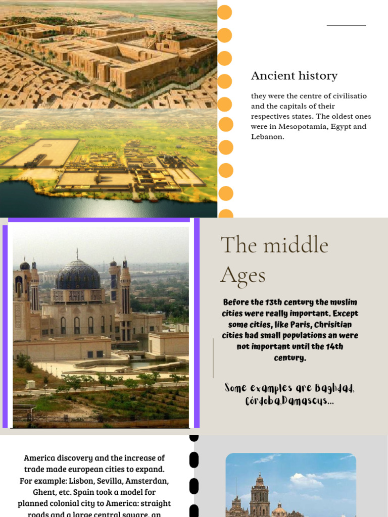 Evolution of Cities Through History | PDF