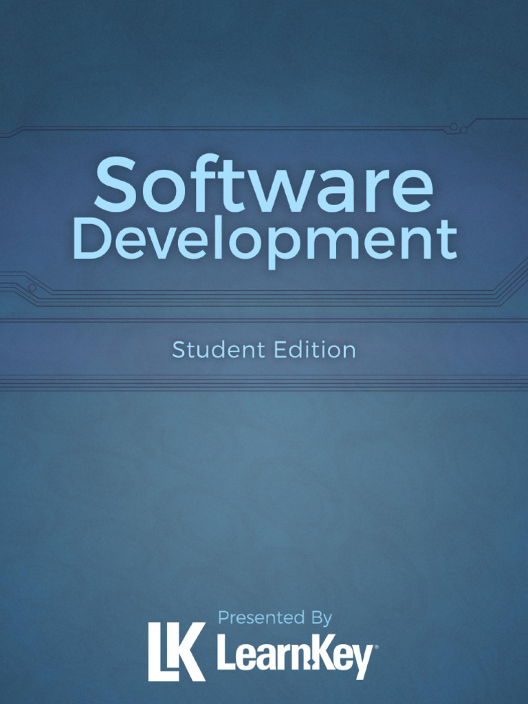 Software Development Student Workbook | PDF | Control Flow | Variable (Computer Science)