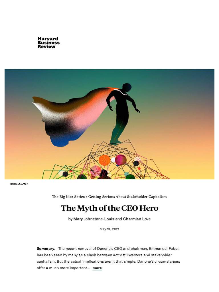 Lessons from Danone's CEO Removal | PDF | Governance | Business