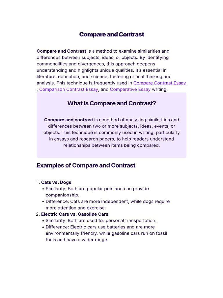 Pics Contrasting | PDF