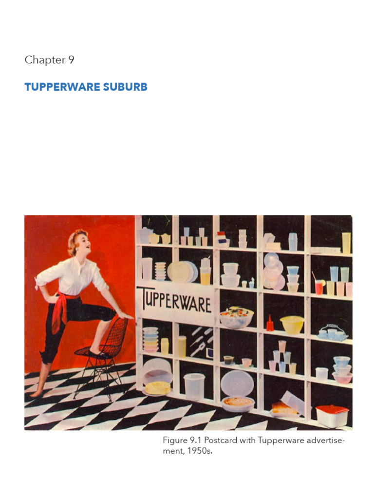 Chattopadhyay Ch9 Tupperware Suburb | PDF | Home Owners' Loan Corporation | Plastic