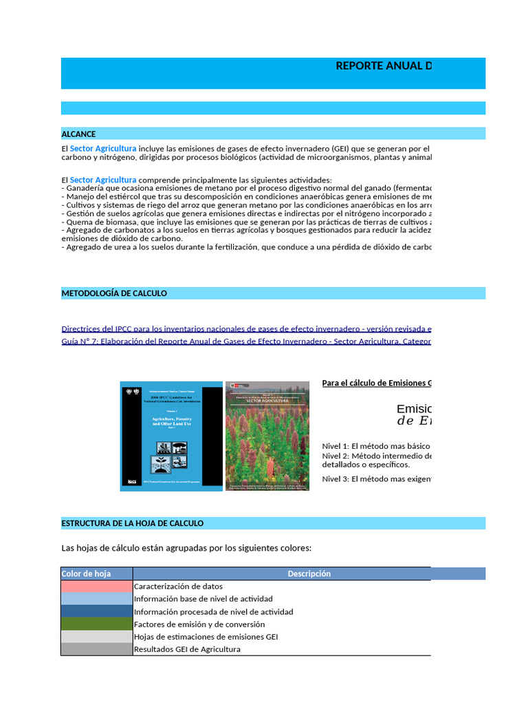 Ragei Agricultura 2016 Ipcc 2006 | PDF | Gases de efecto invernadero ...