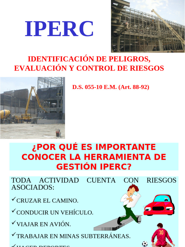IPERC | PDF | Riesgo | Evaluación de riesgos