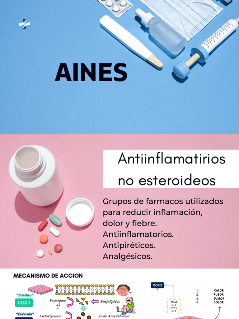 Guía de AINEs: Usos y Dosis | PDF | Droga anti-inflamatoria libre de ...