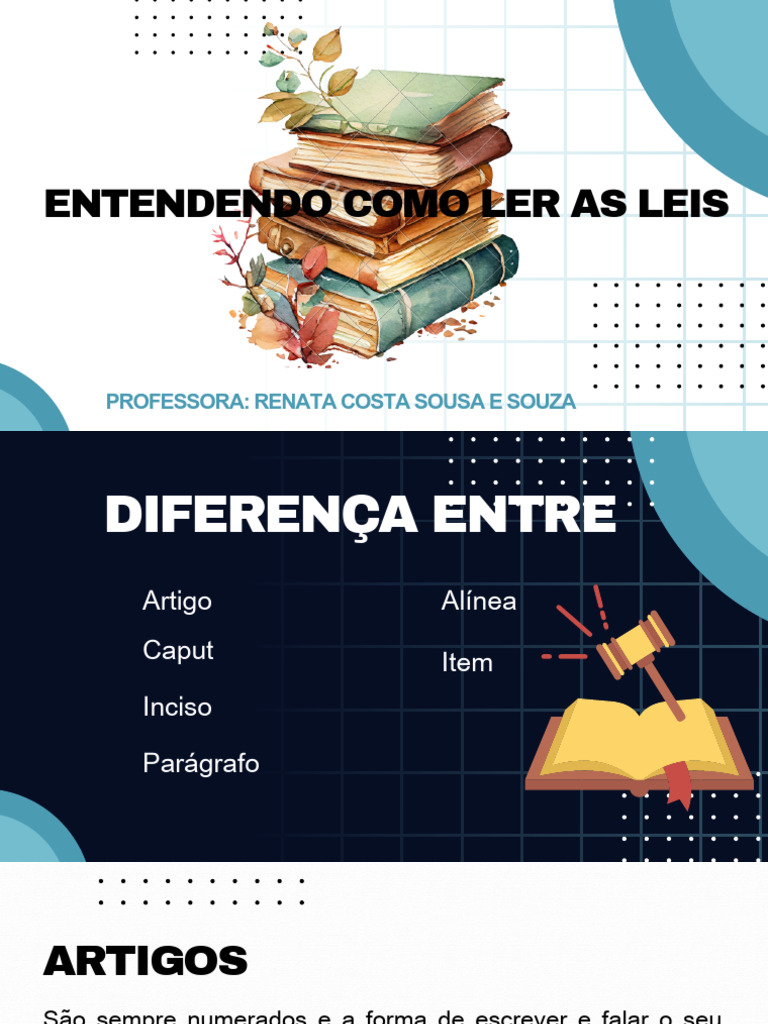 Entendendo Como Ler As Leis | PDF