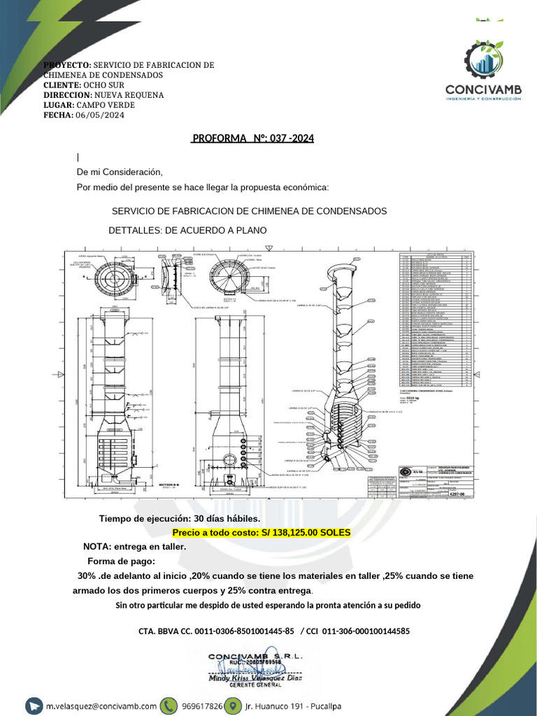 Proforma - 037 2024 | PDF