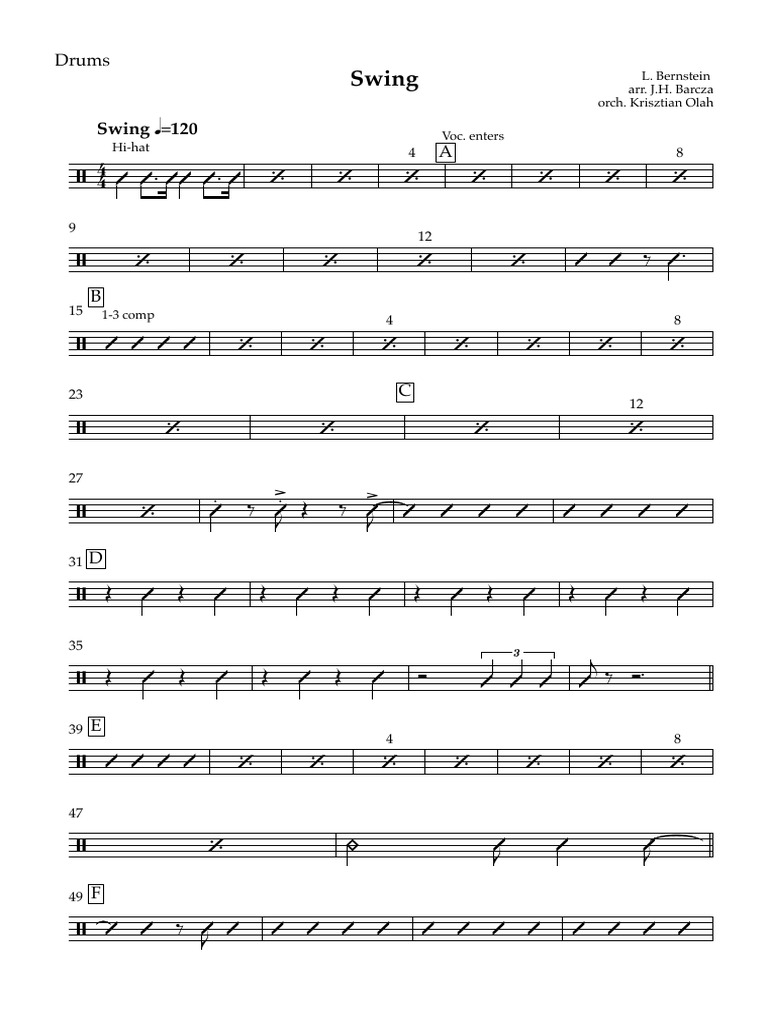 Swing - Drums | PDF