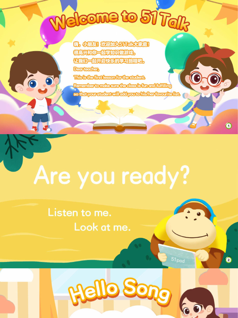 Lesson S Welcome Unit Lesson 1 | PDF