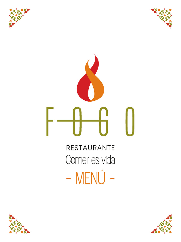 Menu Fogo | PDF | ensalada | Alimentos