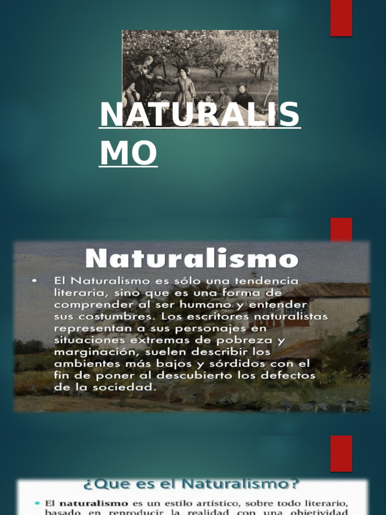El Naturalismo | PDF