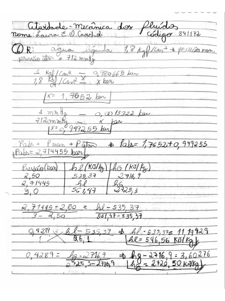 Atividade Mecflu | PDF