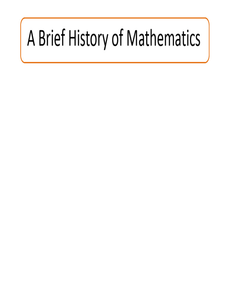 History of Mathematics Through Ages | PDF | Numbers | Factorization