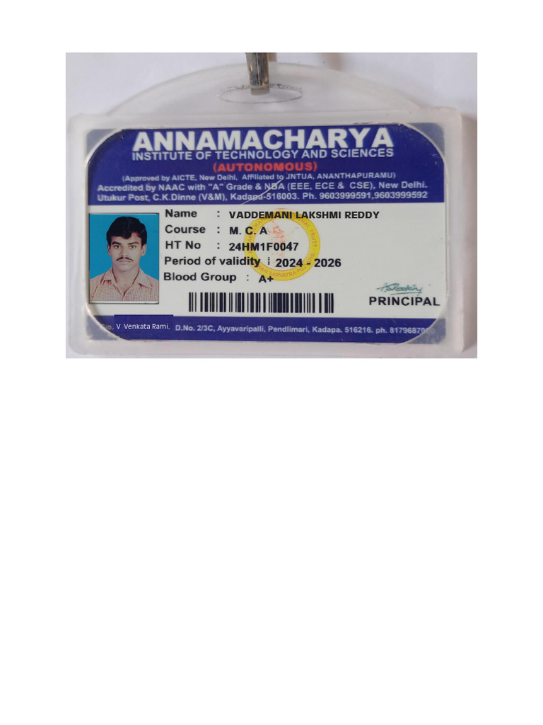College Id Card | PDF