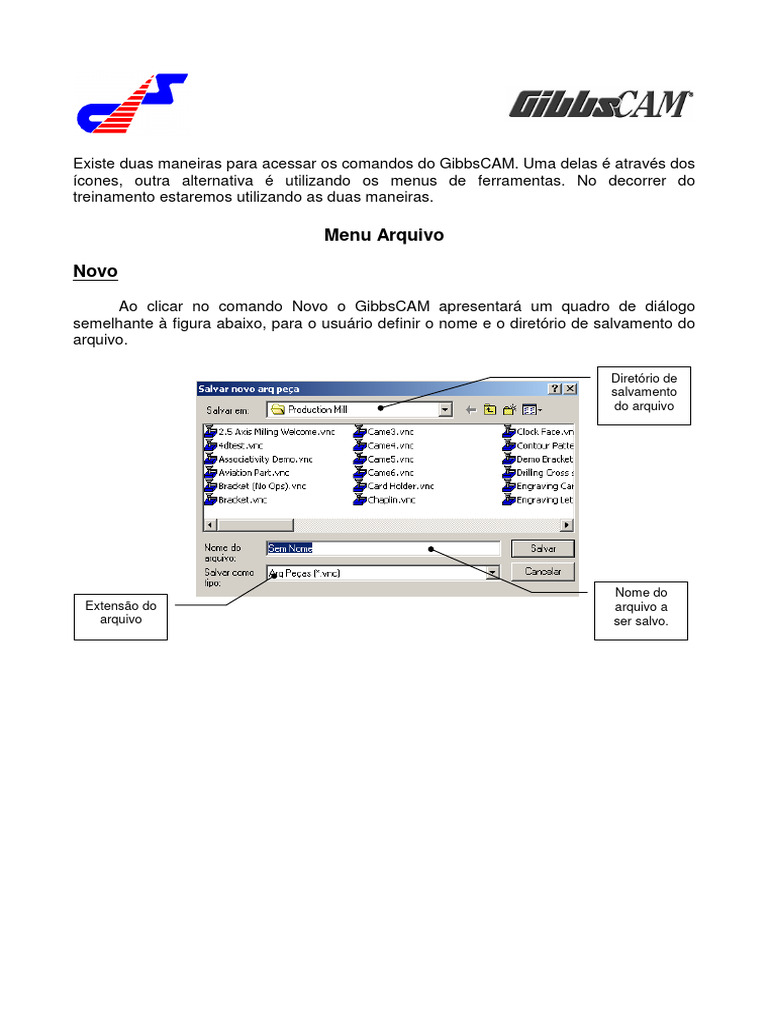 Comandos Básicos do GibbsCAM | PDF | Círculo | Janela (informática)