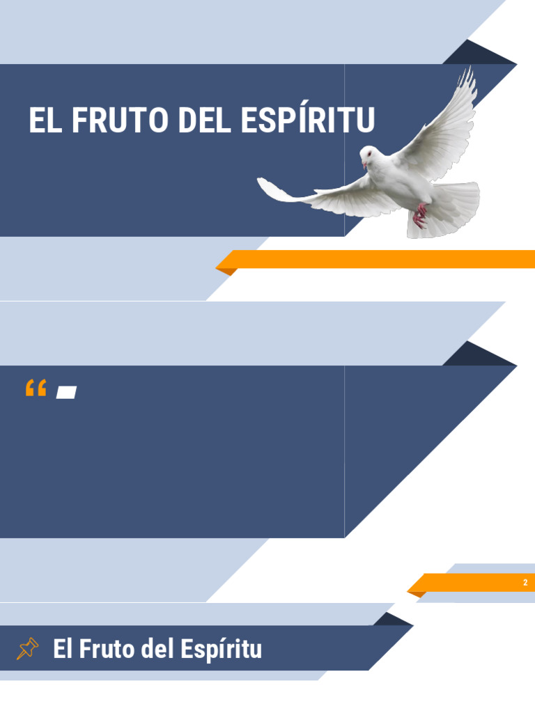 El Fruto Del Espiritu | PDF | Fruto Del Espiritu Santo | Amor