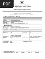 DepEd Accomplishment Report Template | PDF | Business