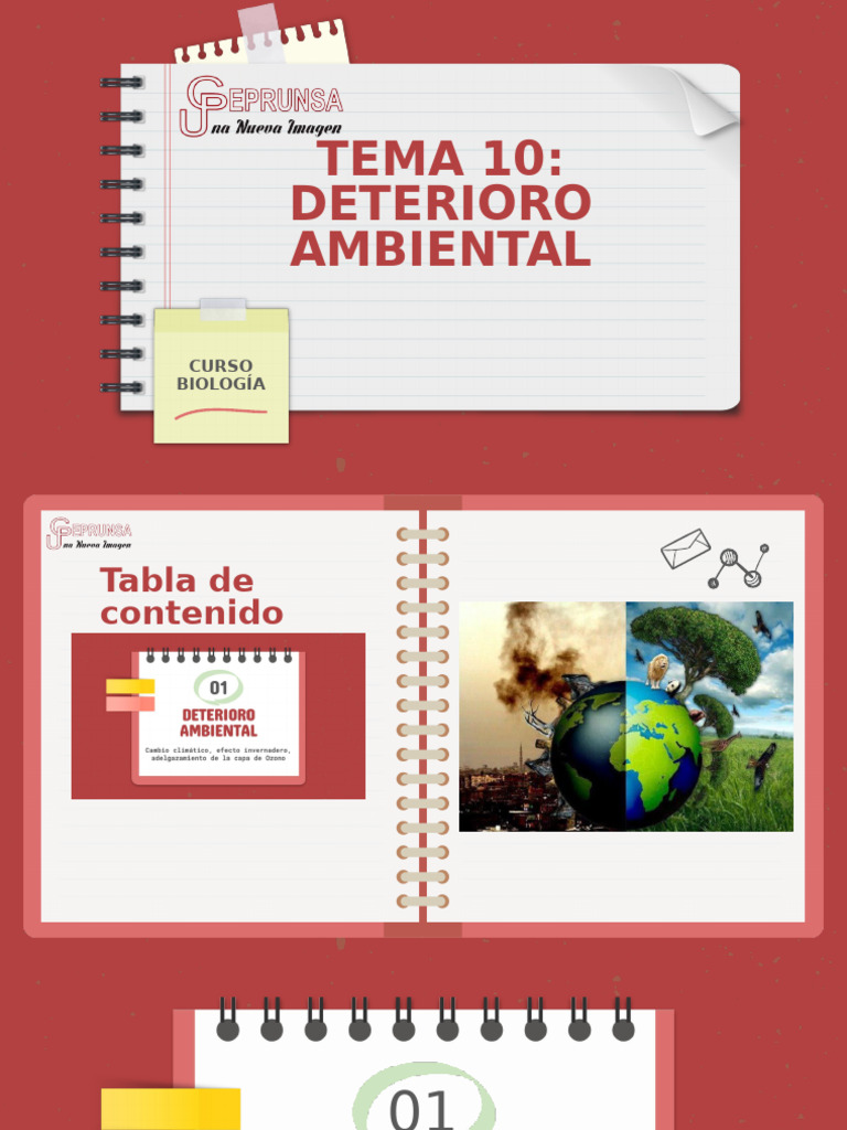 (Soc) Tema 10 - Deterioro Ambiental | PDF | Degradación ambiental | Entorno natural