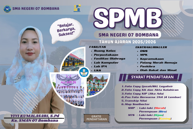 Spanduk SPMB SMAN 07 Bombana 3x2 | PDF